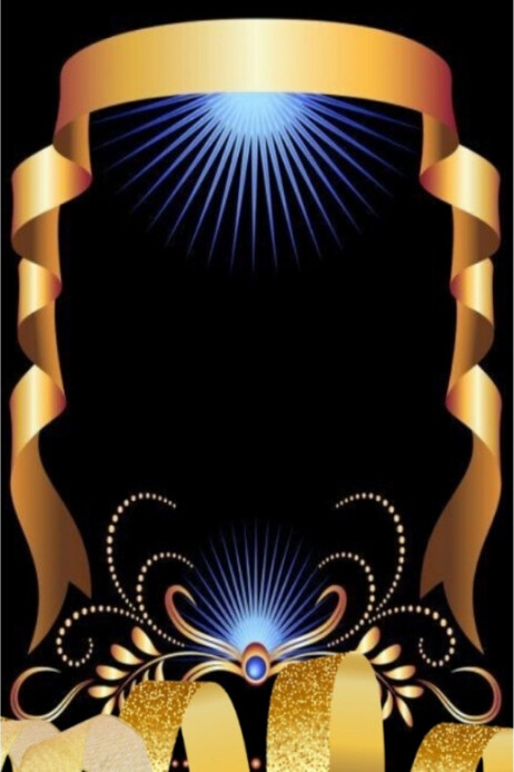 Birthday background template design gold | PosterMyWall