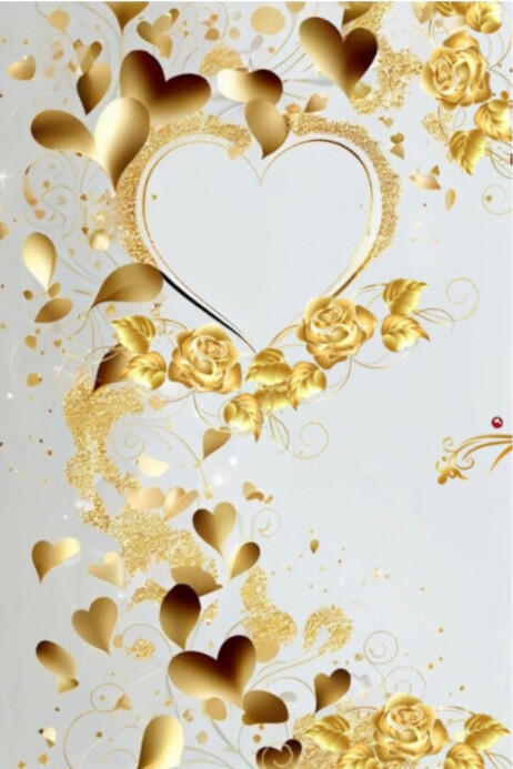 Birthday background template design gold | PosterMyWall