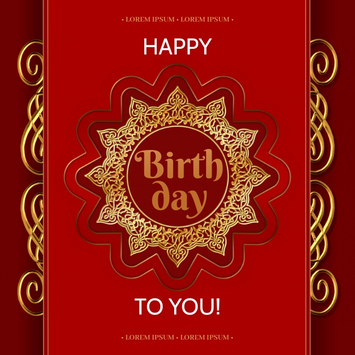 BIRTHDAY BANNER Template | PosterMyWall