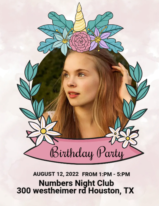 Birthday Bash Celebration Template | PosterMyWall