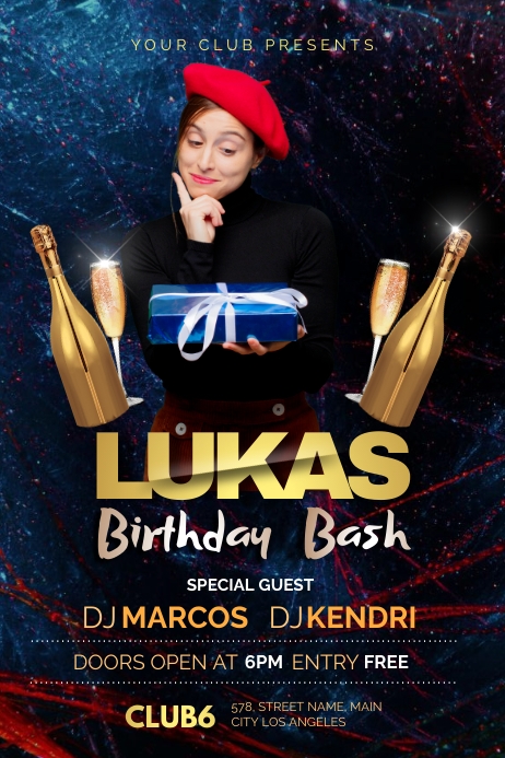 birthday bash Template | PosterMyWall