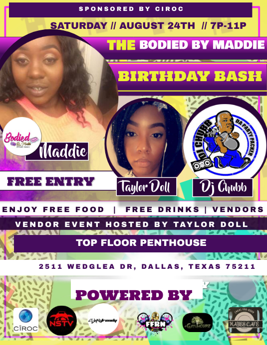 Birthday Bash Template | PosterMyWall
