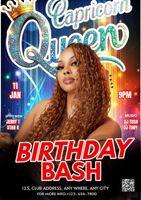 Birthday bash design template | PosterMyWall