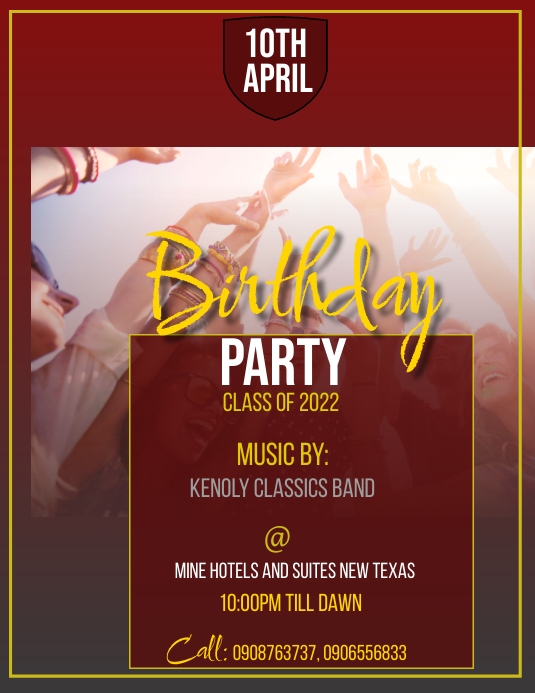 Copy of birthday bash | PosterMyWall