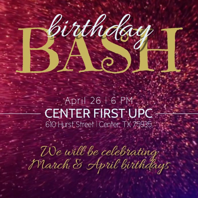 Birthday Bash Template | PosterMyWall
