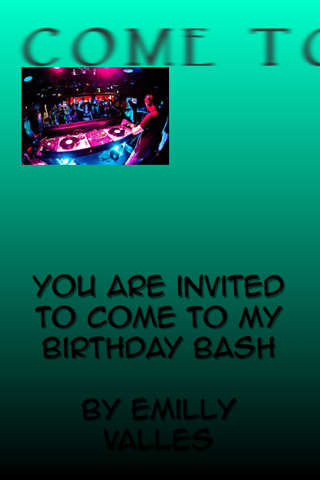 birthday bash | PosterMyWall