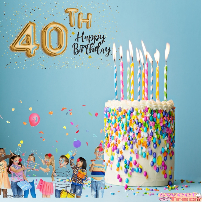 birthday cake and birthday party Template | PosterMyWall