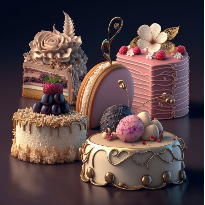 Birthday cake background design flyer Template | PosterMyWall