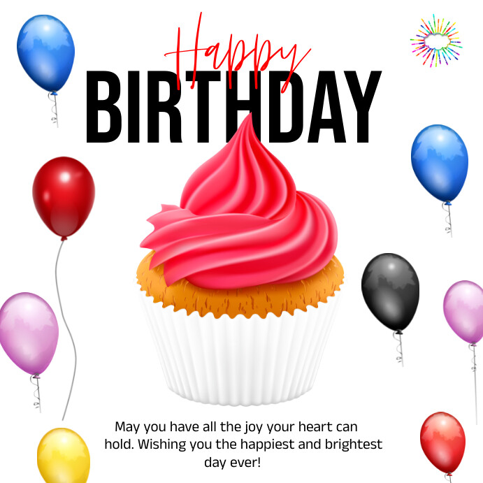 birthday cake Template | PosterMyWall