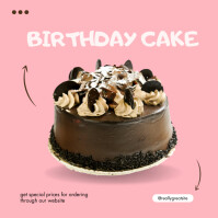 BIRTHDAY CAKE PARTY FLYERS Template | PosterMyWall