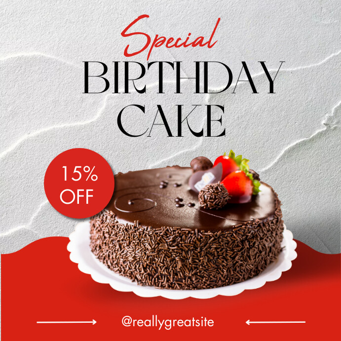 BIRTHDAY CAKE PARTY FLYERS Template | PosterMyWall