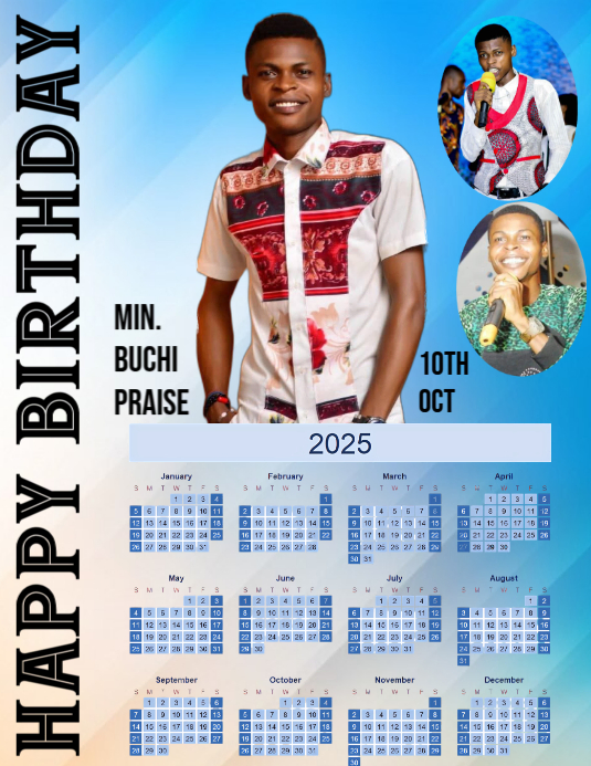 Birthday calendar gift/ souvenirs Template | PosterMyWall