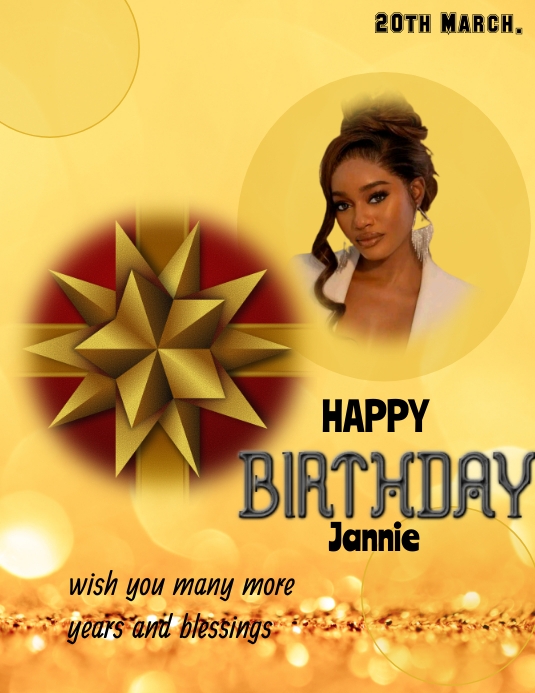 Plantilla de Birthday card (5) | PosterMyWall