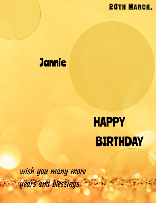 Birthday card (6) Template | PosterMyWall