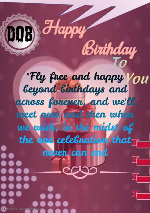 Birthday card (8) Template | PosterMyWall