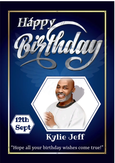 Copy of Birthday card | PosterMyWall
