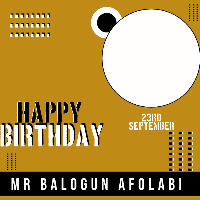 BIRTHDAY CARD Template | PosterMyWall