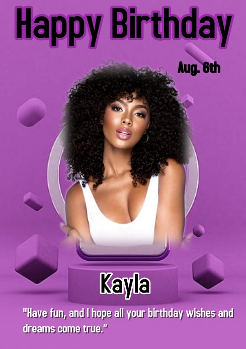 Birthday card Template | PosterMyWall