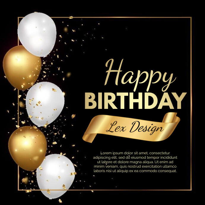 Birthday card design Template | PosterMyWall
