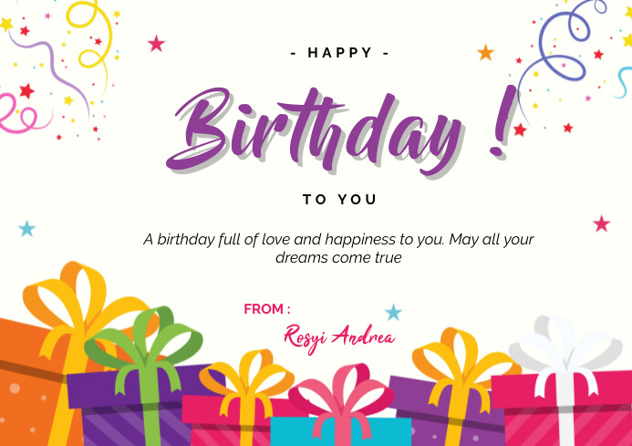 birthday card Template | PosterMyWall