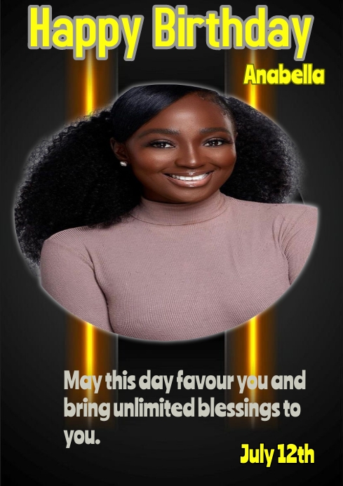 Birthday card Template | PosterMyWall