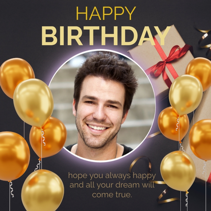 Birthday card Template | PosterMyWall