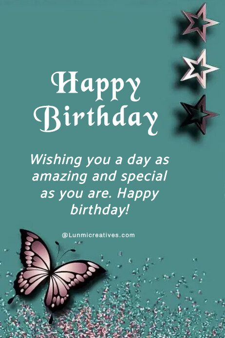 Birthday Card Template | PosterMyWall