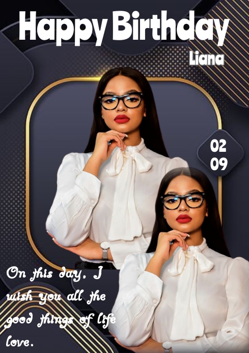 Birthday card Template | PosterMyWall