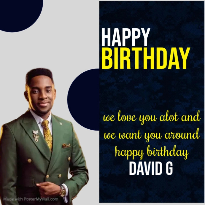 Copy of BIRTHDAY CARD | PosterMyWall