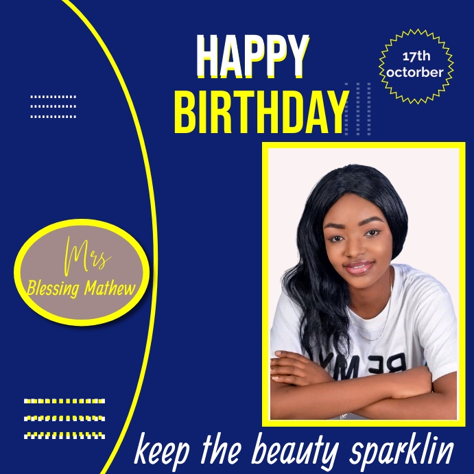 Copy of BIRTHDAY CARD | PosterMyWall