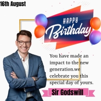 corporate employee work birthday card Template | PosterMyWall