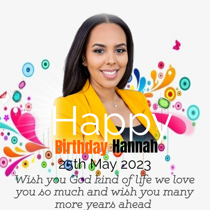 BIRTHDAY CARD Template | PosterMyWall