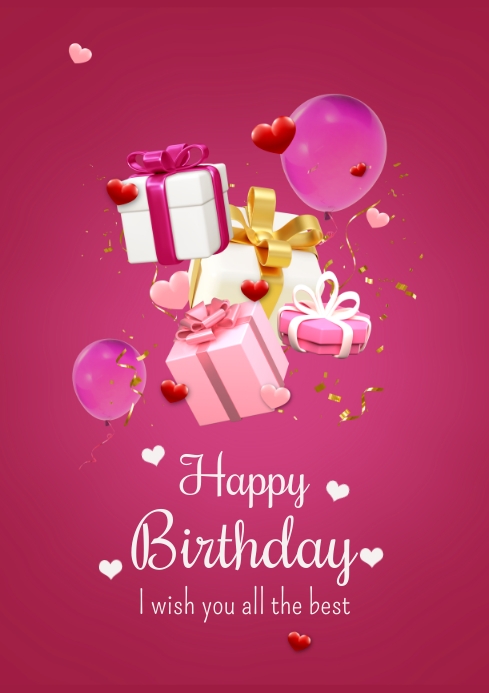 Birthday card Template | PosterMyWall