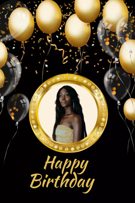 Birthday card design Template | PosterMyWall