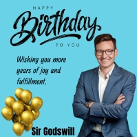 corporate employee work birthday card Template | PosterMyWall