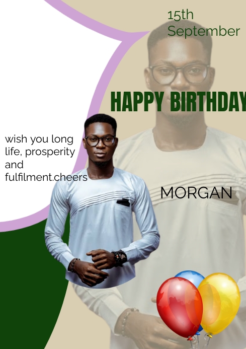 Birthday card Template | PosterMyWall