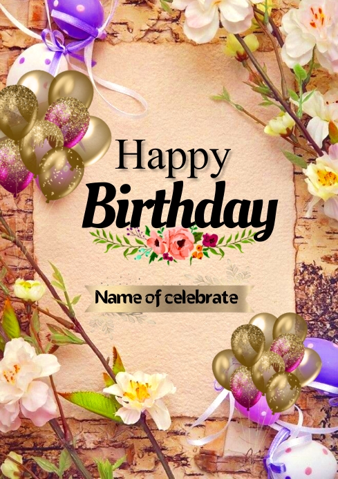 Birthday card Template | PosterMyWall
