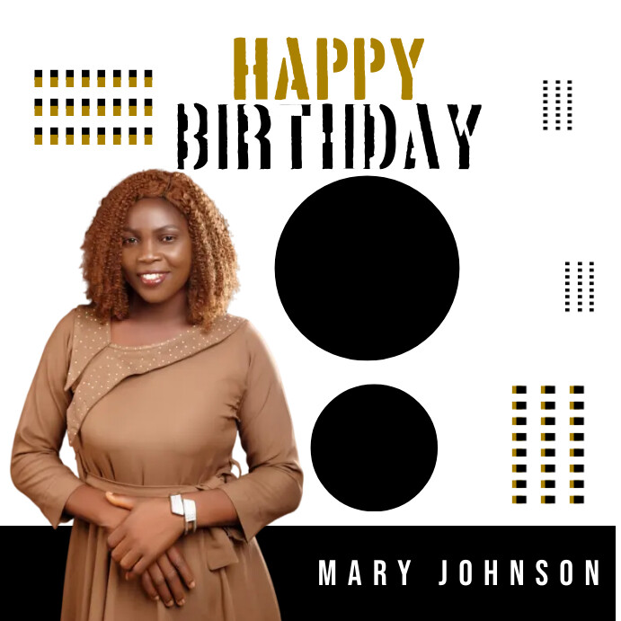 BIRTHDAY CARD Modelo | PosterMyWall