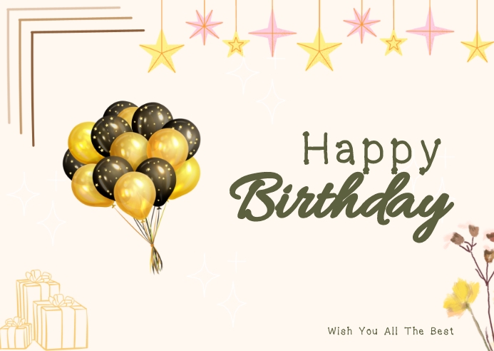 Birthday Card Template | PosterMyWall