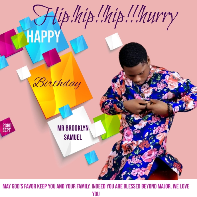 Copy of BIRTHDAY CARD | PosterMyWall