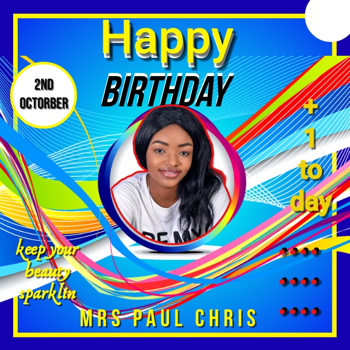 Copy of BIRTHDAY CARD | PosterMyWall