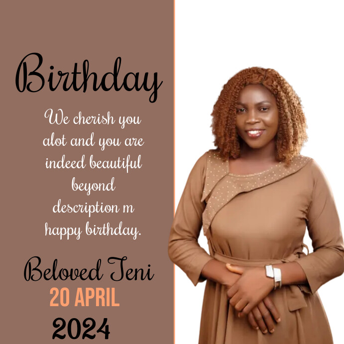 Copy of BIRTHDAY CARD | PosterMyWall