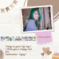 Birthday card Template | PosterMyWall