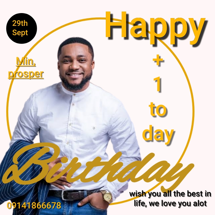 Copy of BIRTHDAY CARD | PosterMyWall