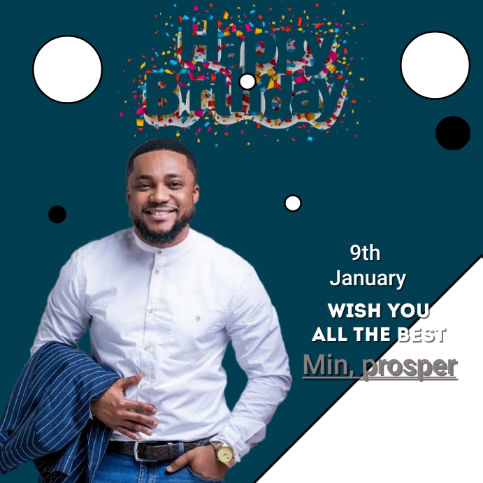BIRTHDAY CARD Template | PosterMyWall