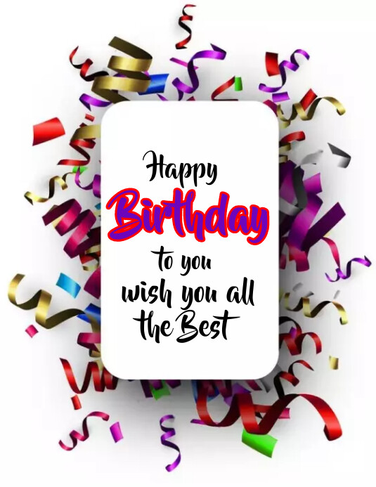 Plantilla de Birthday card | PosterMyWall