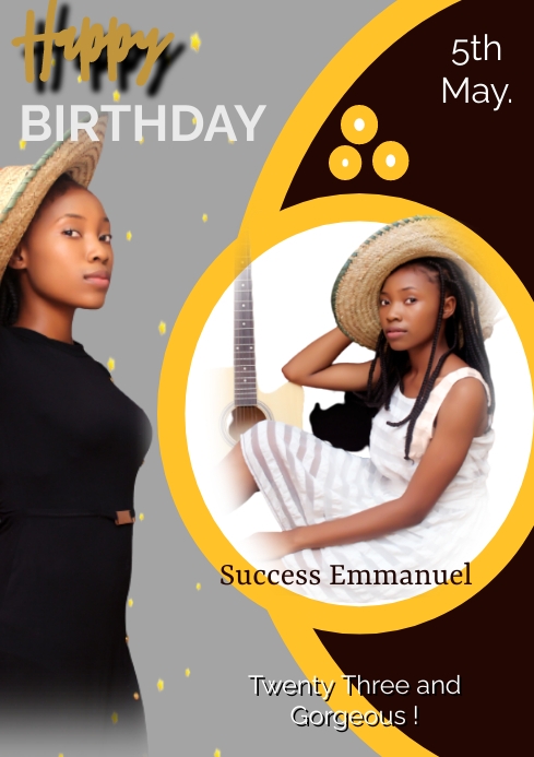 Birthday card Template | PosterMyWall