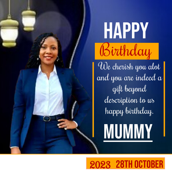 BIRTHDAY CARD Template | PosterMyWall