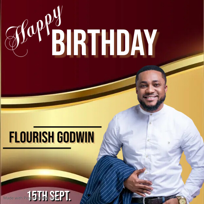 Birthday card flyer Template | PosterMyWall