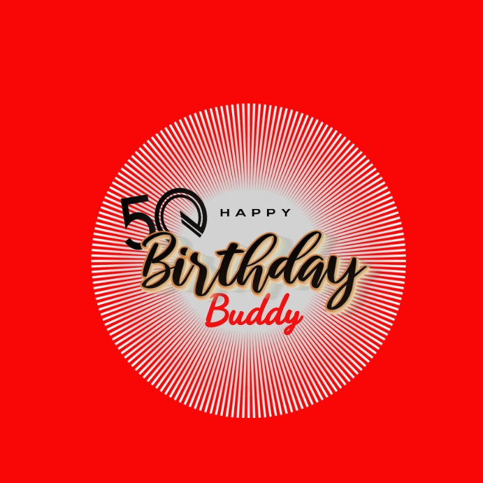 birthday card friend Template | PosterMyWall